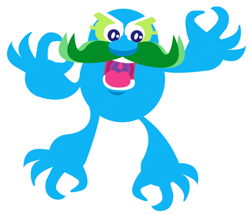 Movember Moustache Character Illustrations - Creature Archives