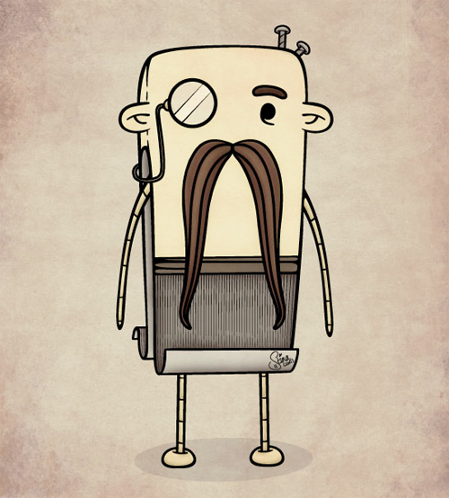 Movember Moustache Character Illustrations - Creature Archives