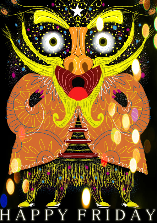 Adam Pryce Happy Friday The Unibug - Creature Archives